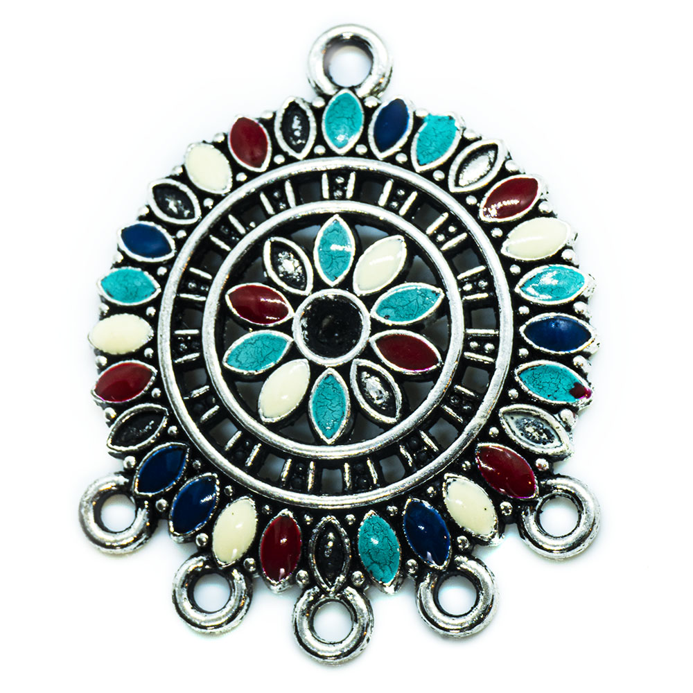 Round Multi-Coloured Link Connector 36mm x 29mm | AJS