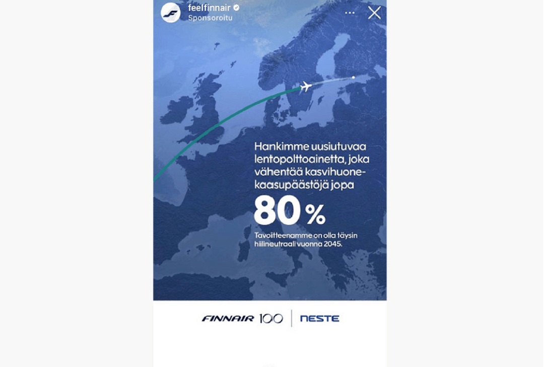 Finnairin mainos äänestettiin Vuoden huiputukseksi: “Oppikirjaesimerkki ...