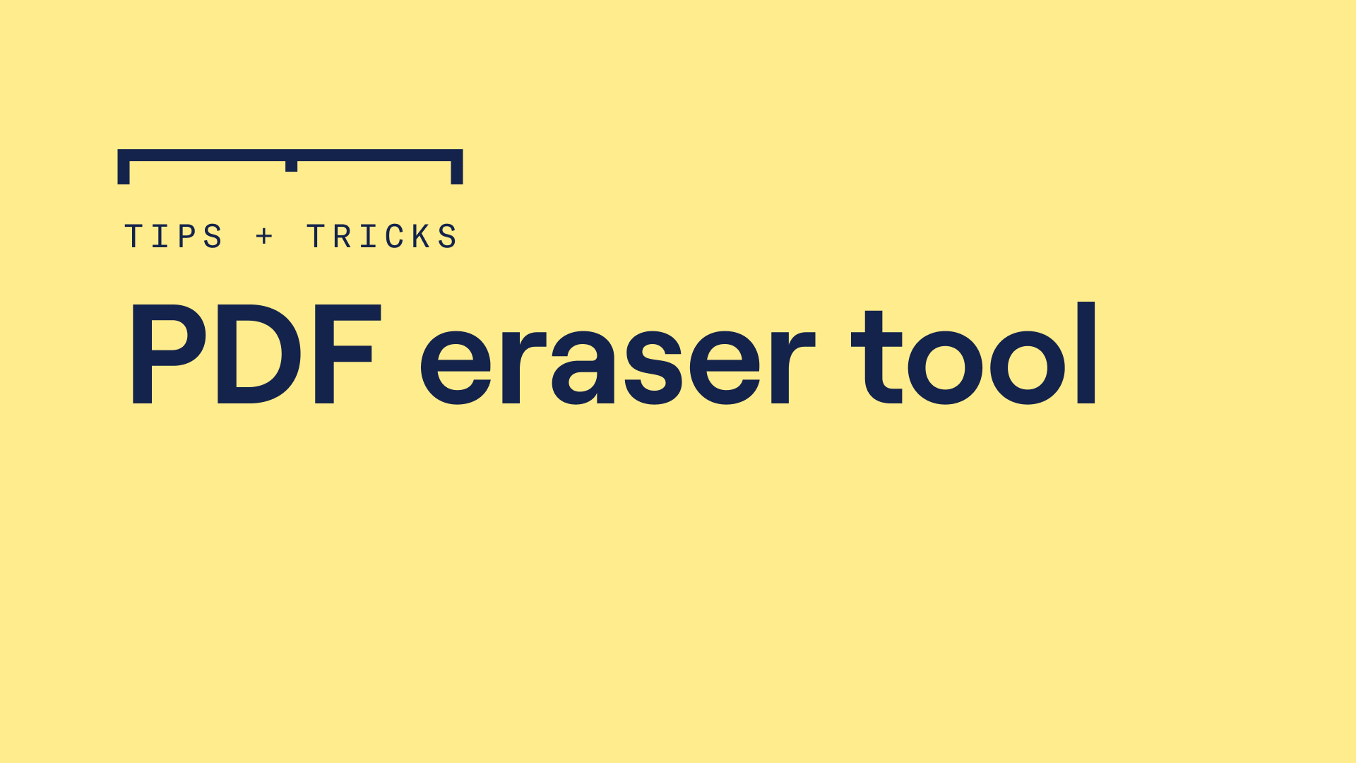How to use the PDF eraser tool | Drawboard