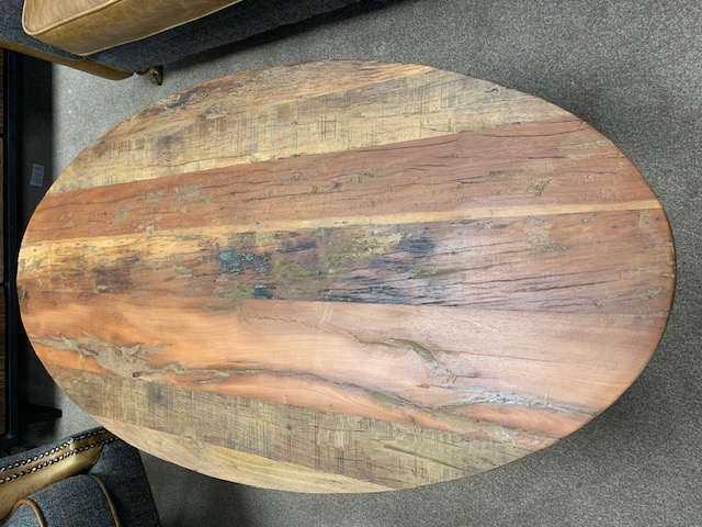 New in: Java Mango Wood Oval Coffee Table | £ 269.00 GBP