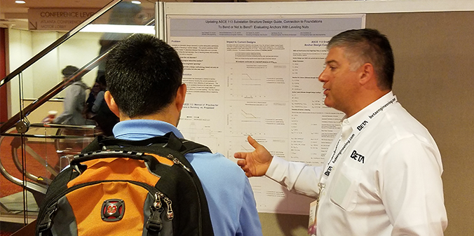 Beta Exhibits, Presents Poster at ASCE Conference