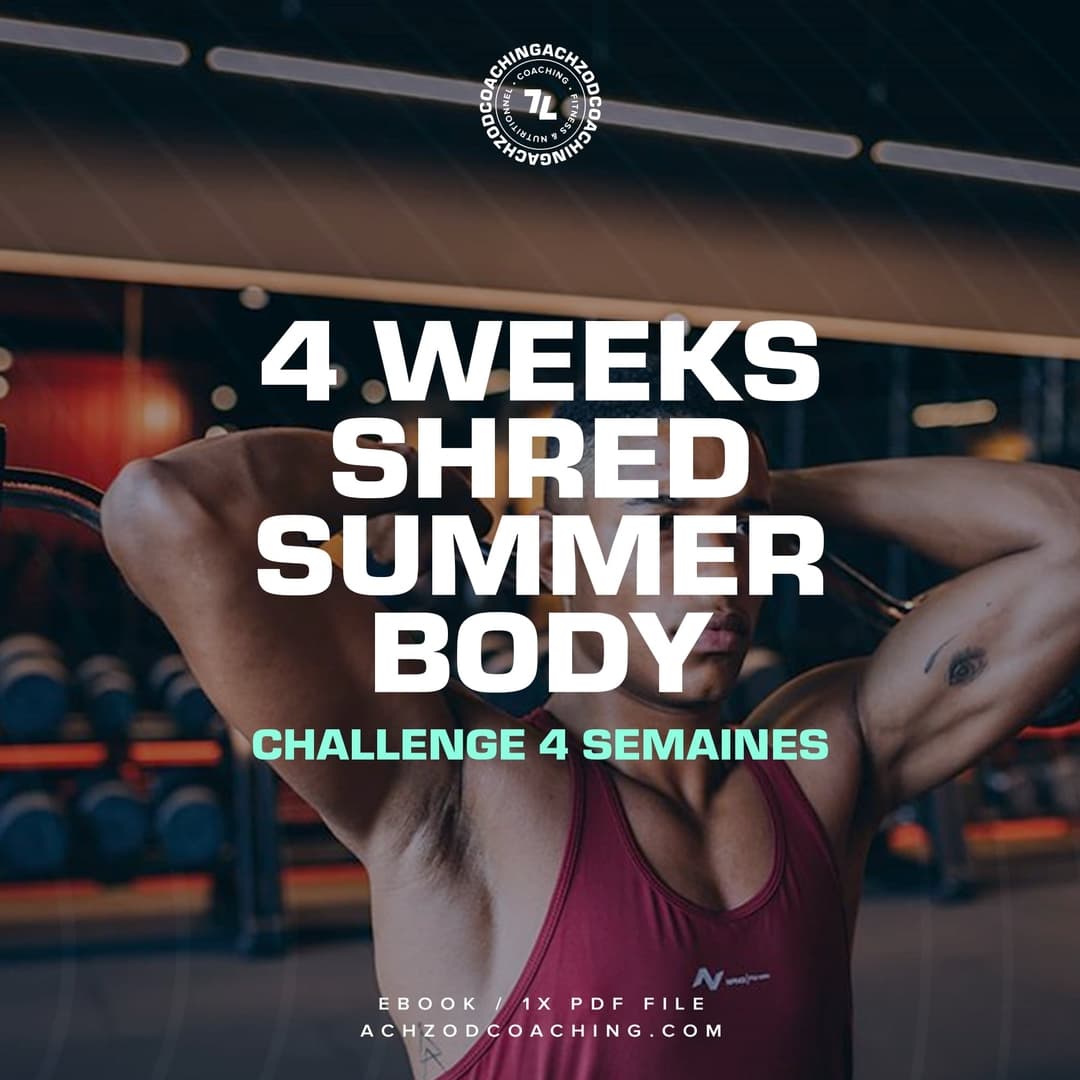 Ebook gratuit - 4 weeks to shred your body