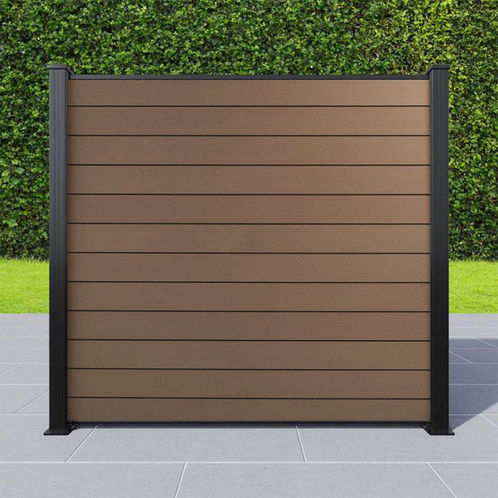 6ft x 6ft Finished Height Composite Fence Panel Sets | To Fit Concrete ...