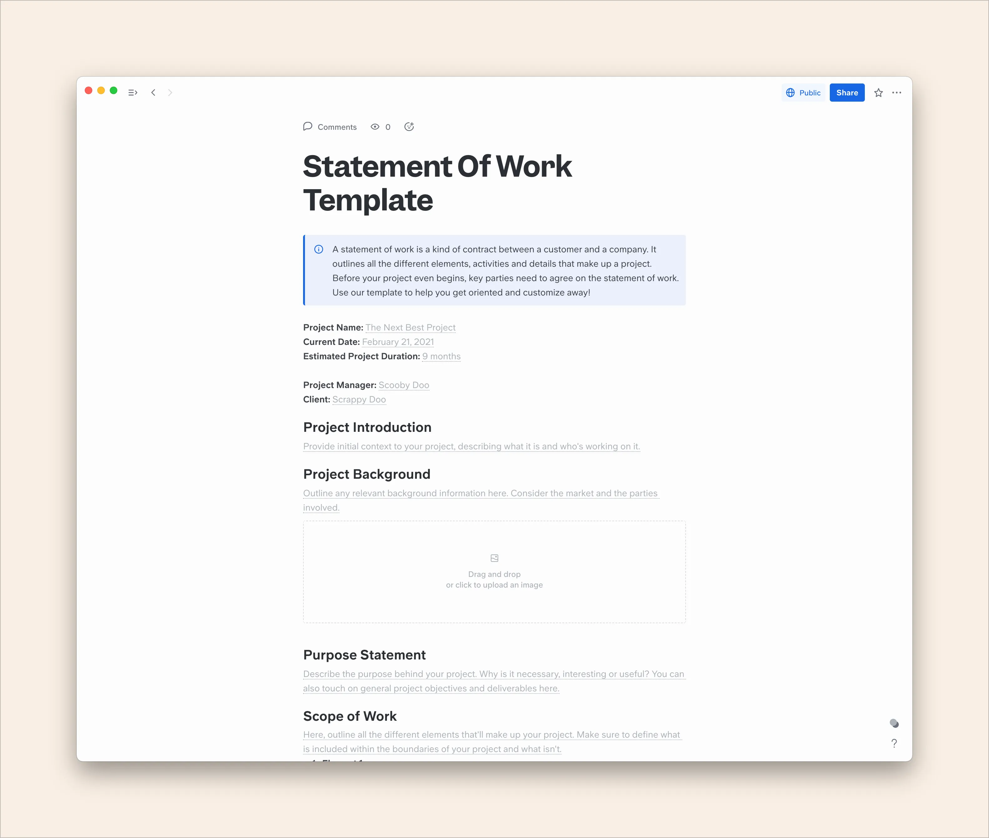 Statement Of Work SOW Full Guide Slite