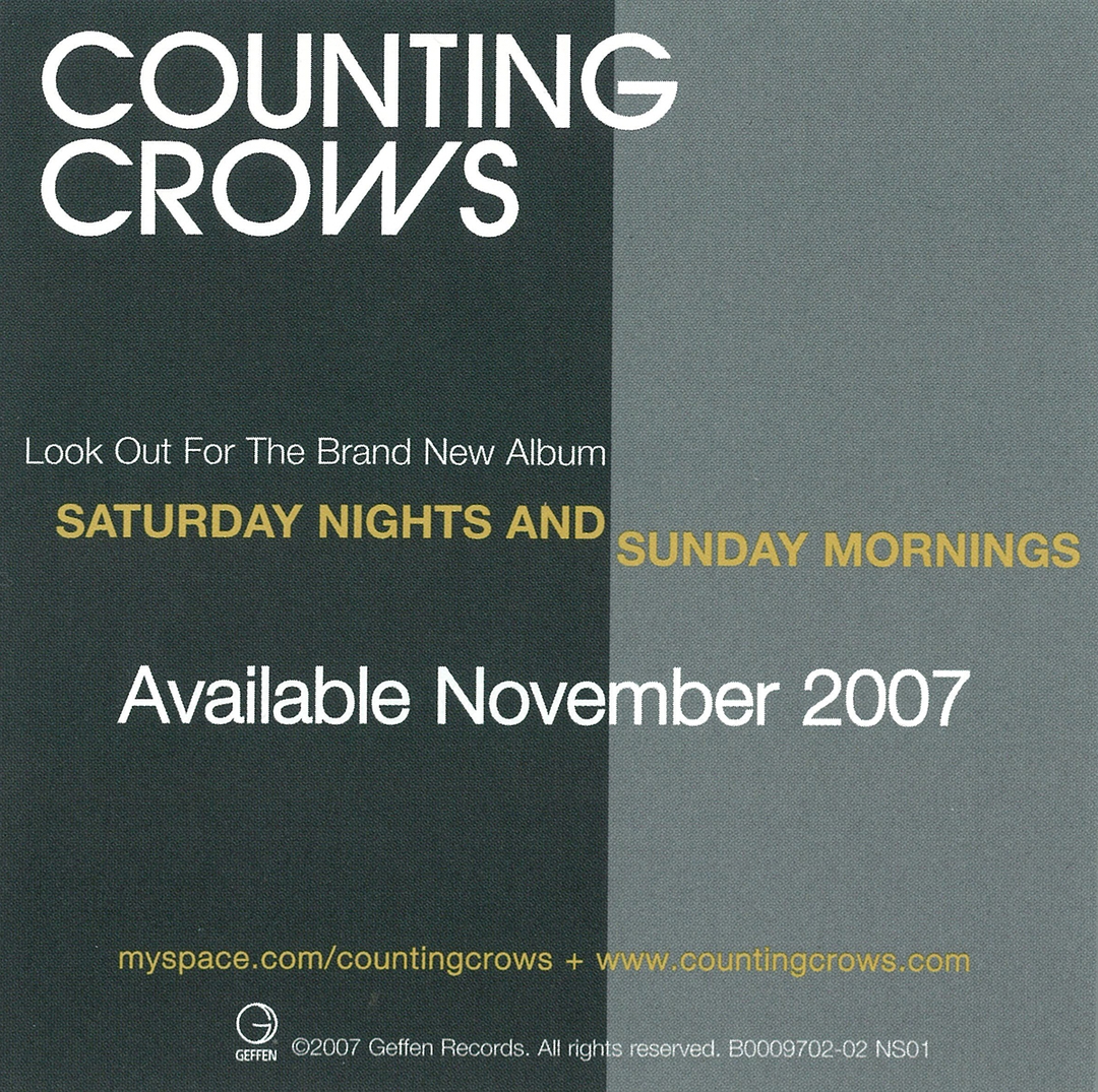 Counting Crows | Discography | August and Everything After (Deluxe Edition)