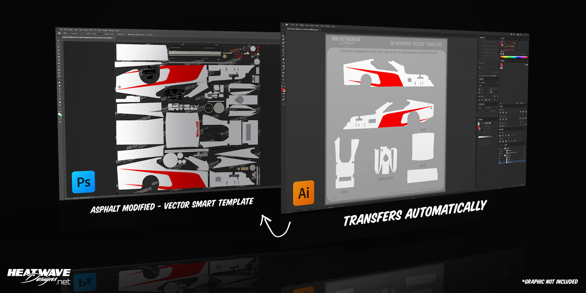 Asphalt Modified Vector Smart Template