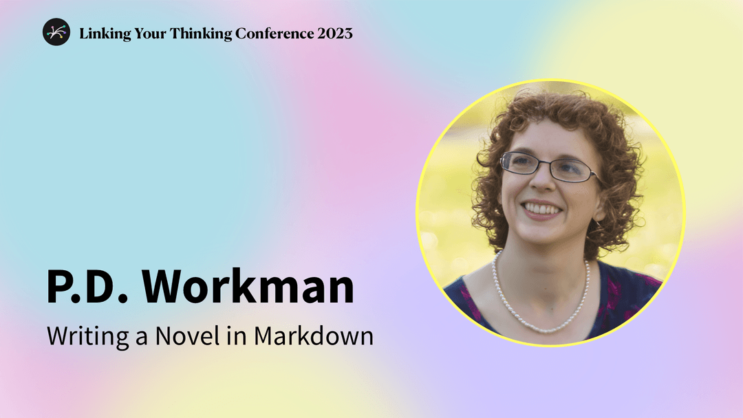 Writing a Novel in Markdown with P.D. Workman
