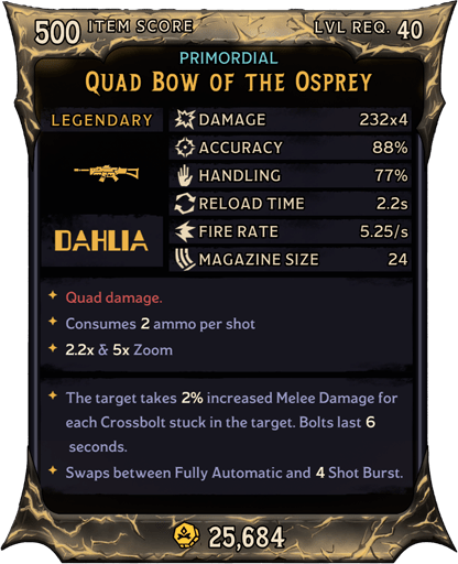 Quad Bow • TTWL – Legendary Assault Rifle | Lootlemon