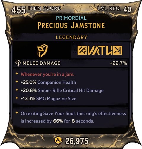 Precious Jamstone • TTWL – Legendary Ring | Lootlemon