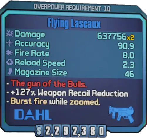 Lascaux • BL2 – Rare SMG | Lootlemon