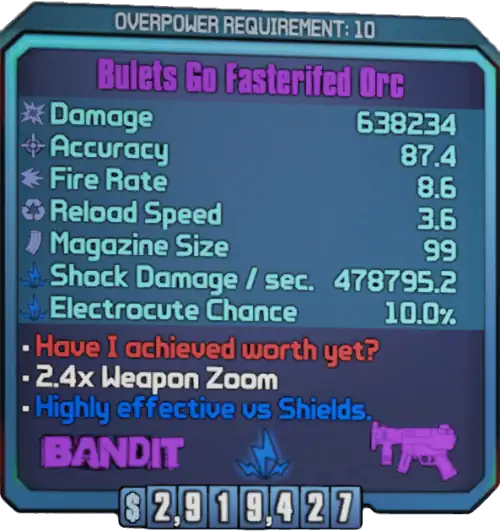 Orc • BL2 – Epic SMG | Lootlemon