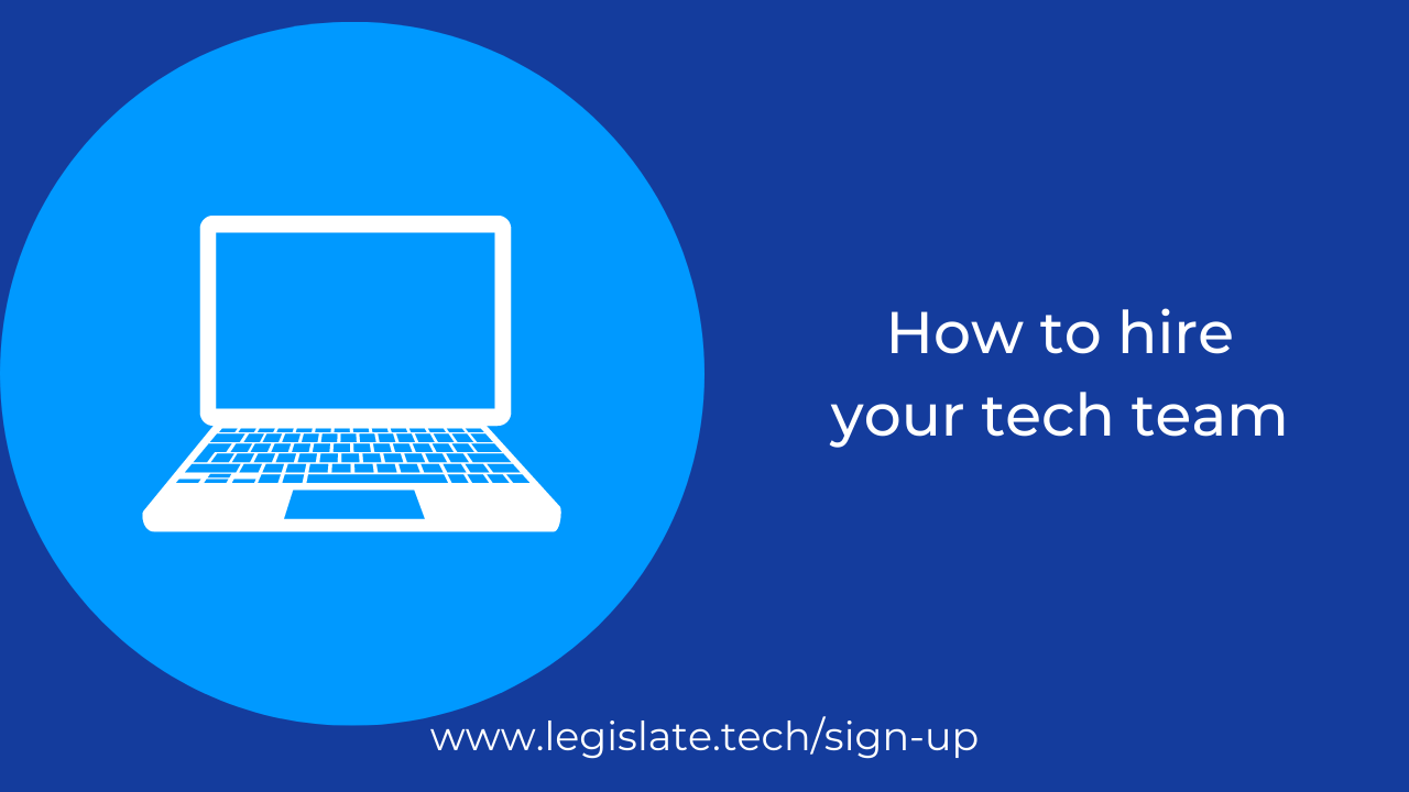 How to recruit tech talent in 4 steps - Legislate