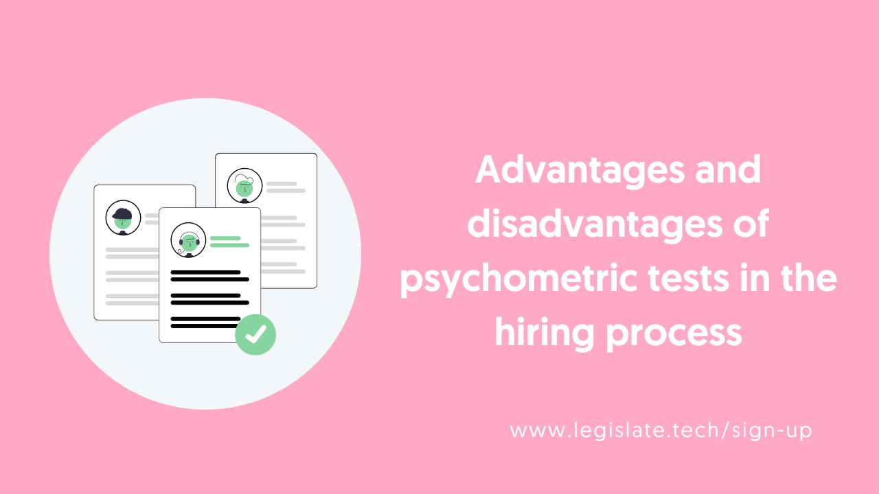 Advantages and disadvantages of psychometric tests in the hiring ...