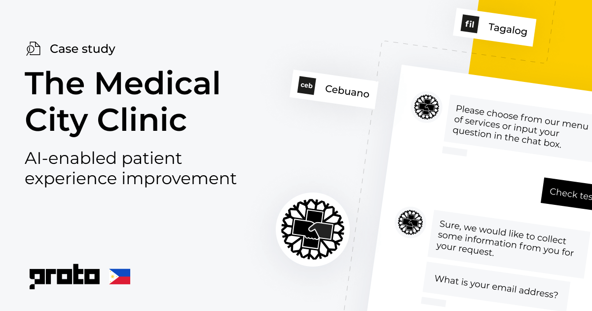 Case Study - AI-enabled Patient Experience Improvement in the Philippines | Proto AICX