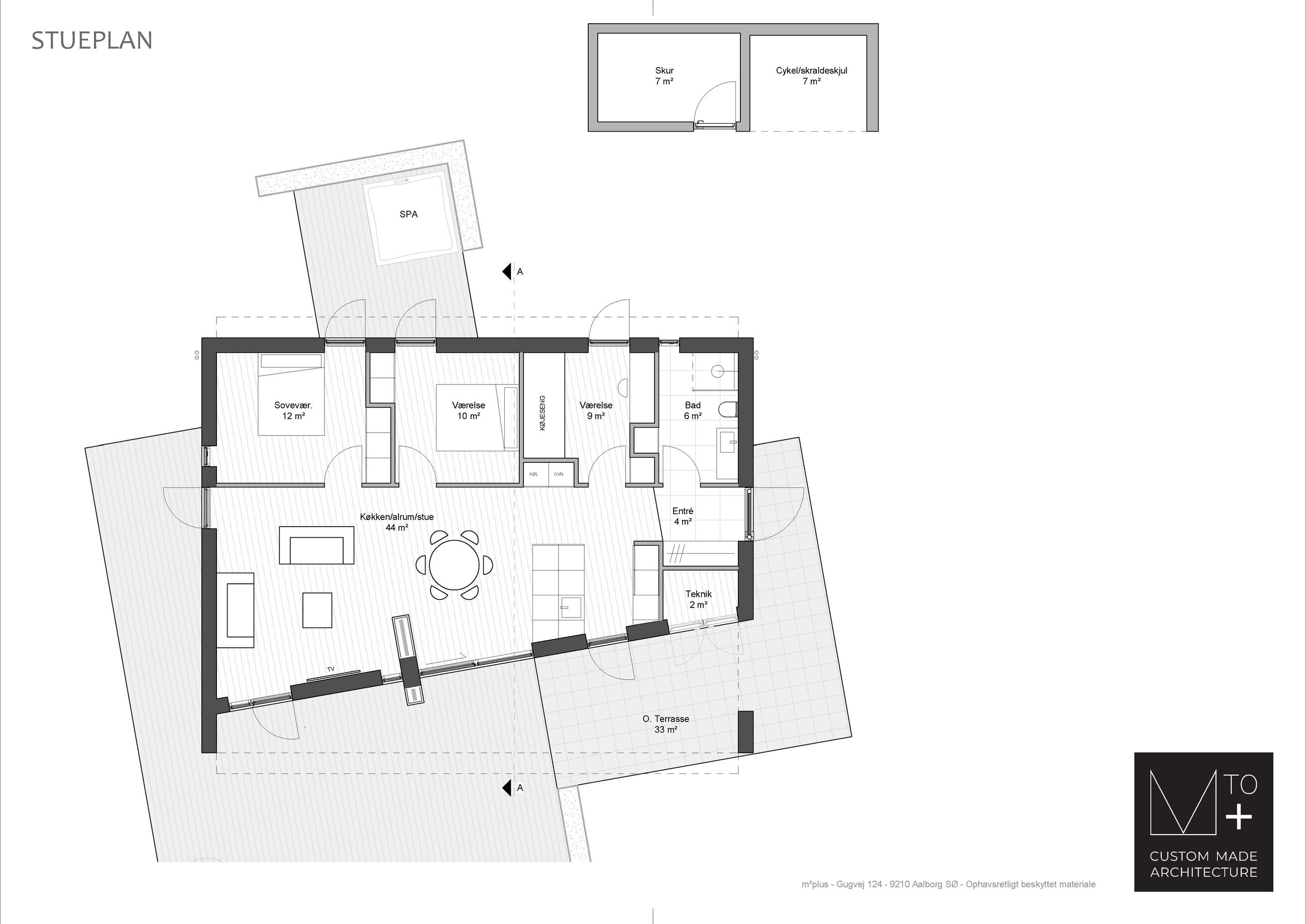 m2plus | 1 plan villa i Sommerhus | no. 4
