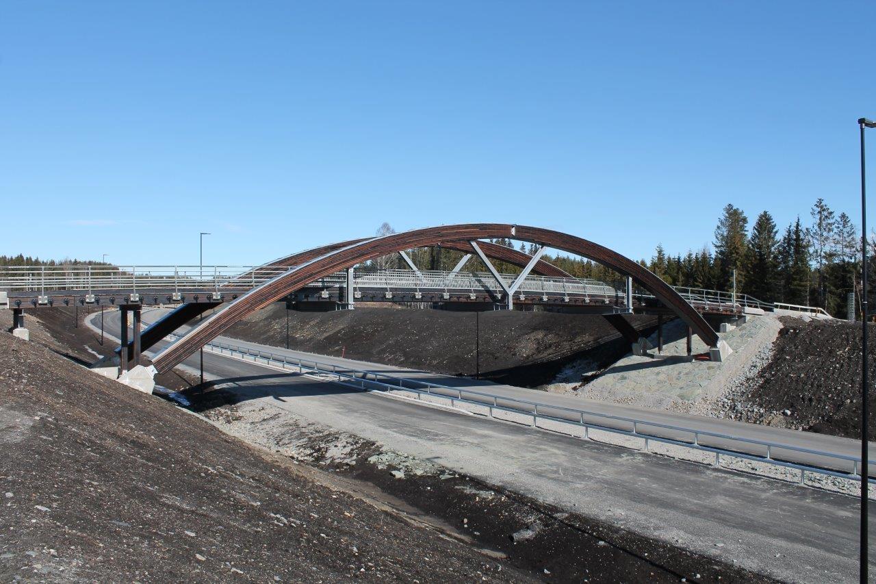 Norwegian National Road 3 and E6: 11 bridges in glulam - Nordic Steel Group