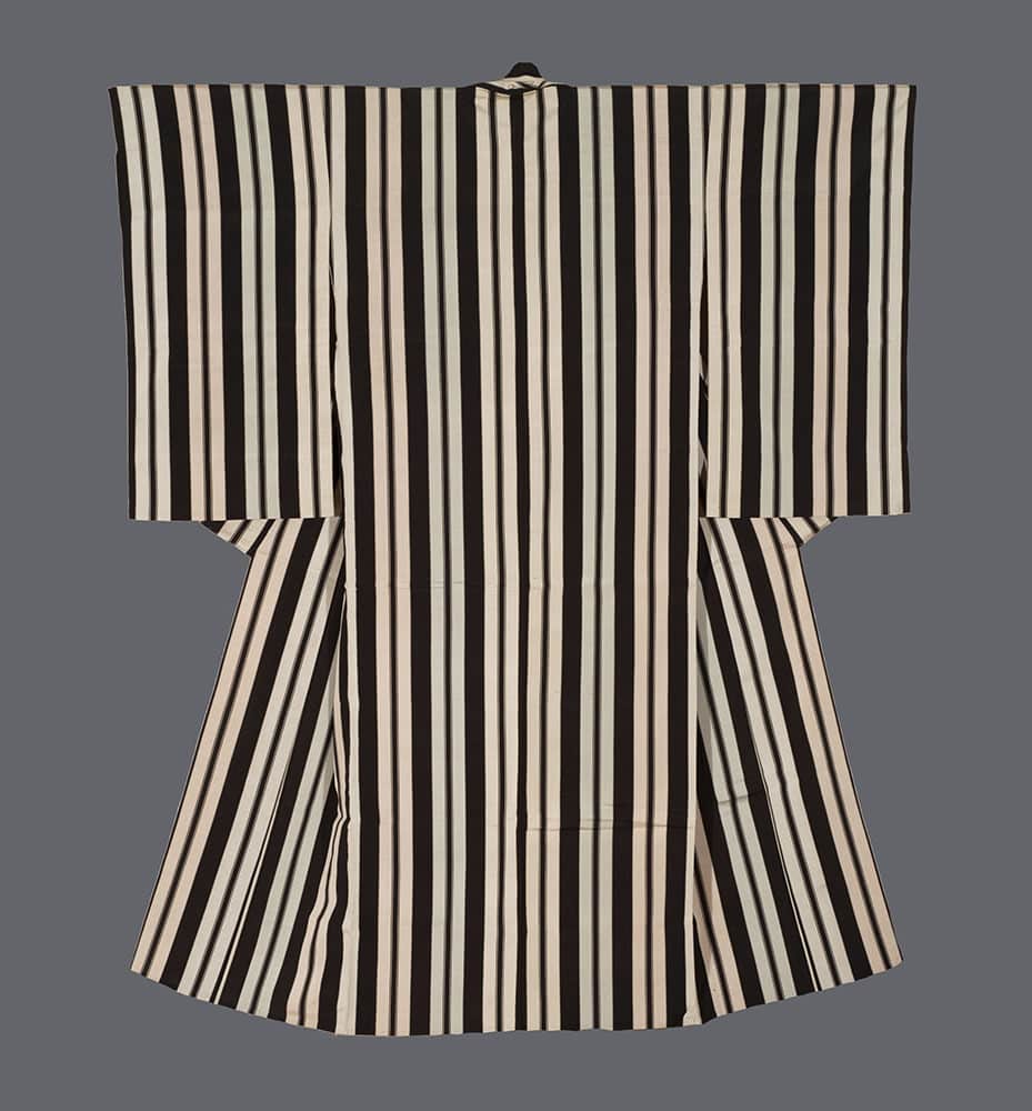 Yorke Antique Textiles | Striped Kimono