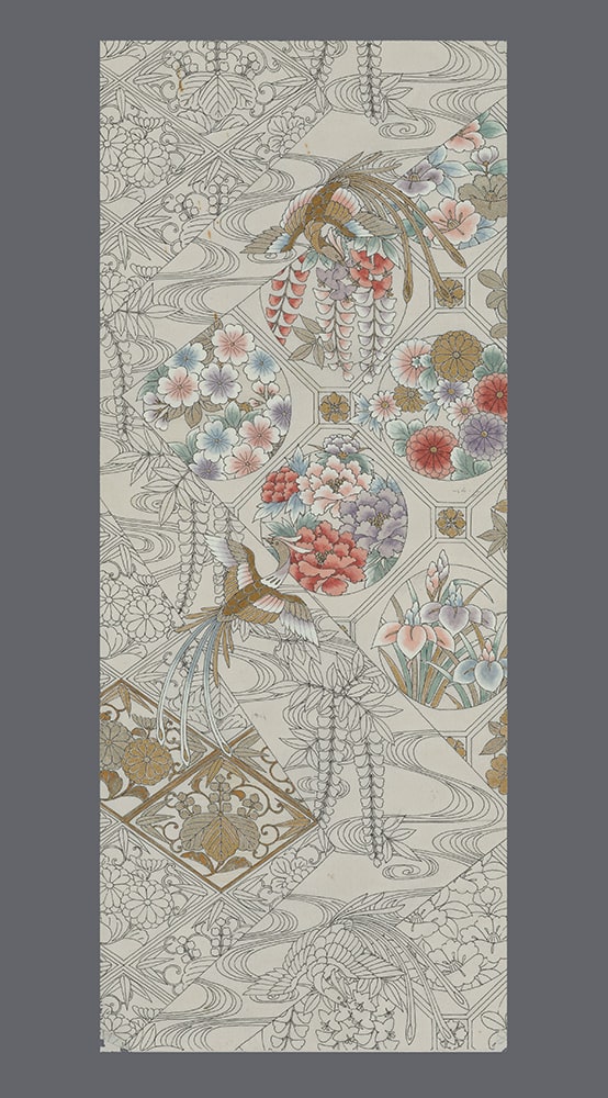 Yorke Antique Textiles | Original Design Art for Obi
