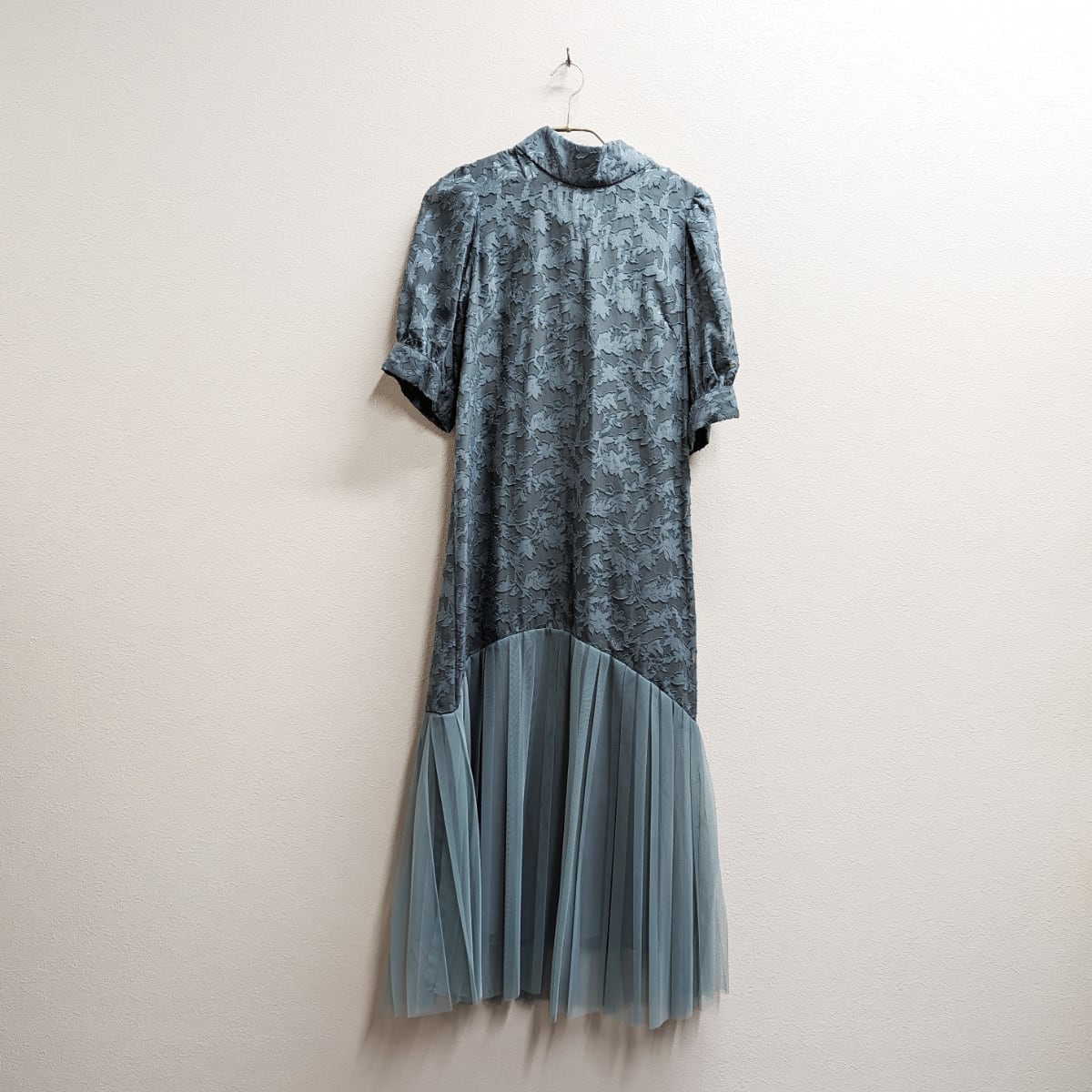 Dorry Doll ジャガード×レースデザインドレス M/Freeサイズ グリーン | Empty Dressy