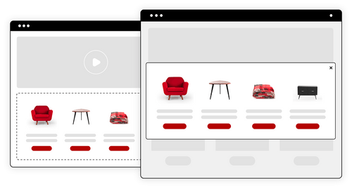Recommendation frames not only for eCommerce