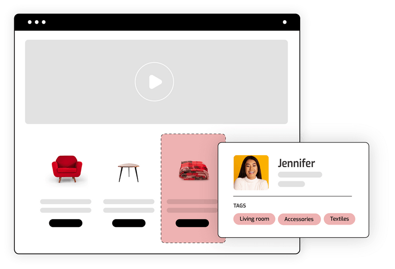 Recommendation frames not only for eCommerce