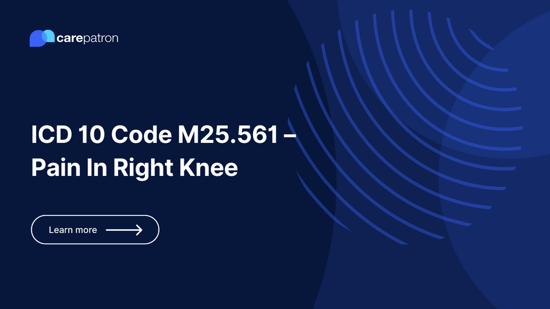 M25.561 – Pain In Right Knee | ICD-10-CM