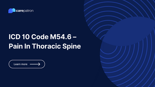 M54.6 – Pain In Thoracic Spine | ICD-10-CM
