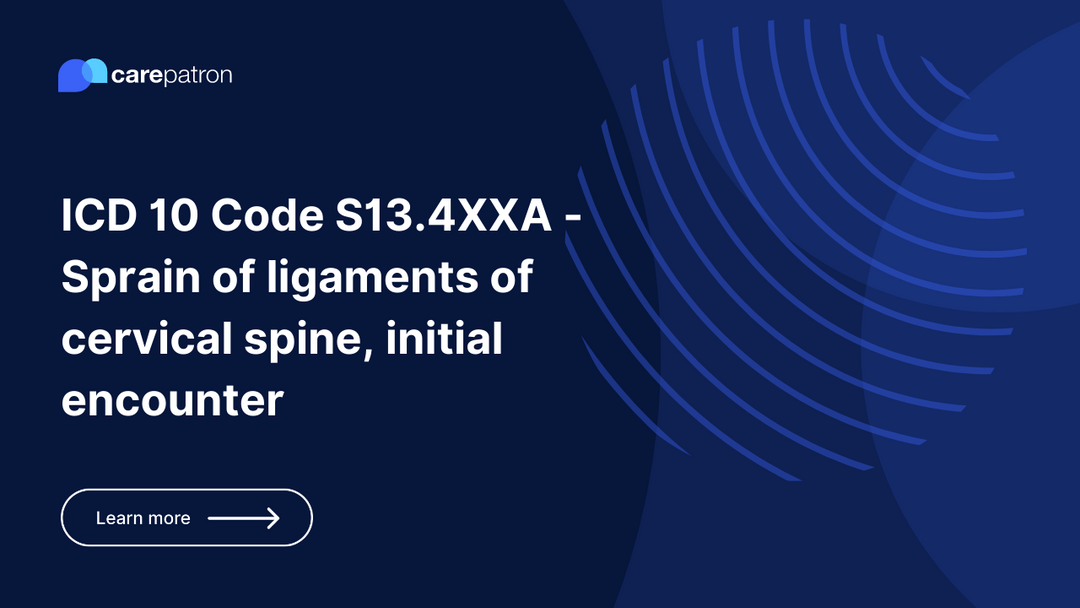 S13.4XXA - Sprain of ligaments of cervical spine, initial encounter ...