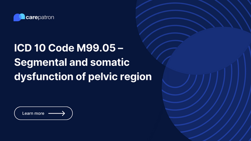 M99.05 – Segmental and somatic dysfunction of pelvic region | ICD-10-CM