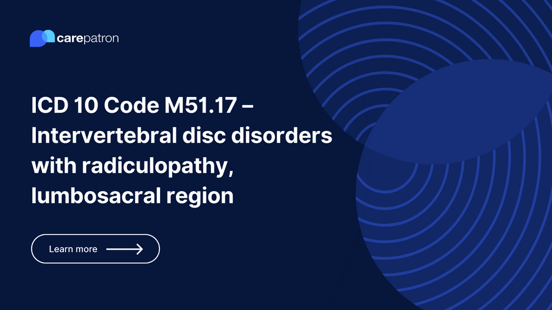 M51.17 – Intervertebral disc disorders with radiculopathy, lumbosacral ...