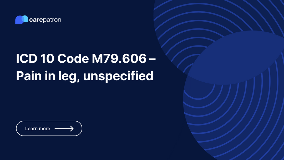 M79.606 – Pain in leg, unspecified | ICD-10-CM