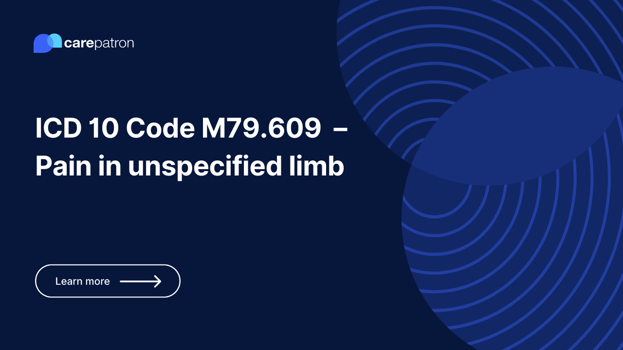 M79.609 – Pain in unspecified limb | ICD-10-CM