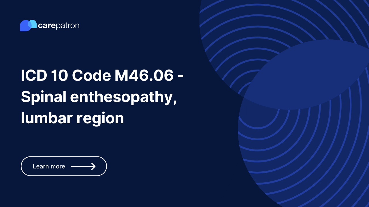 M46.06 – Spinal enthesopathy, lumbar region | ICD-10-CM