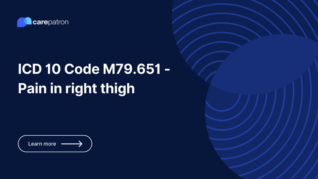 M79.651 – Pain in right thigh | ICD-10-CM