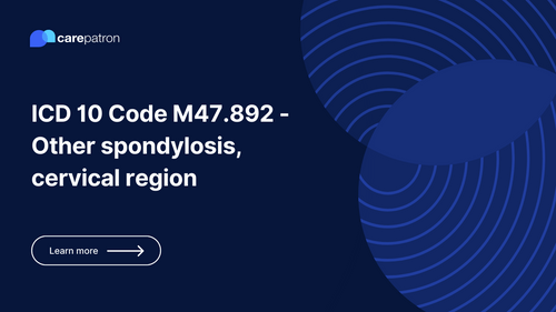 M47.892 – Other spondylosis, cervical region | ICD-10-CM