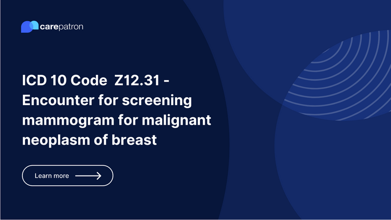 Z12.31 – Encounter for screening mammogram for malignant neoplasm of ...