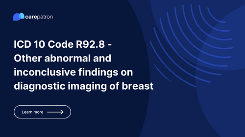 R92.8 – Other abnormal and inconclusive findings on diagnostic imaging ...
