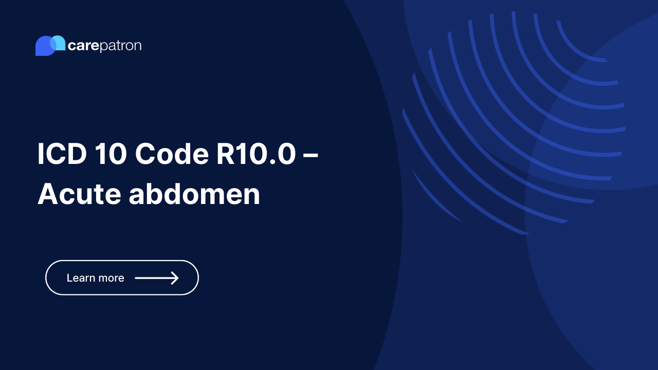 R10.0 – Acute abdomen | ICD-10-CM