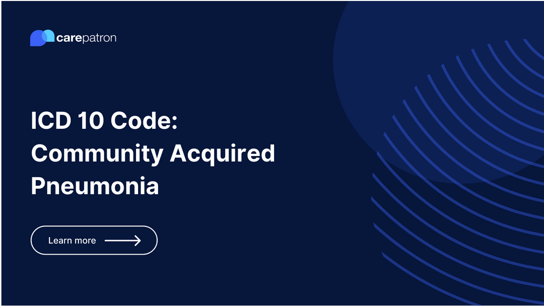 Community Acquired Pneumonia ICD-10-CM Codes | 2023