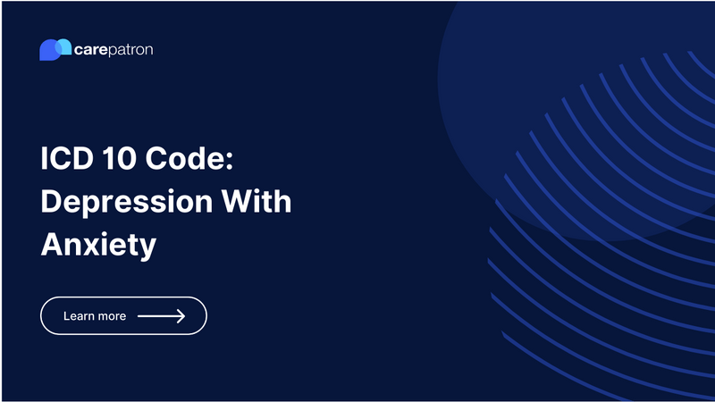 Depression With Anxiety ICD-10-CM Codes | 2023