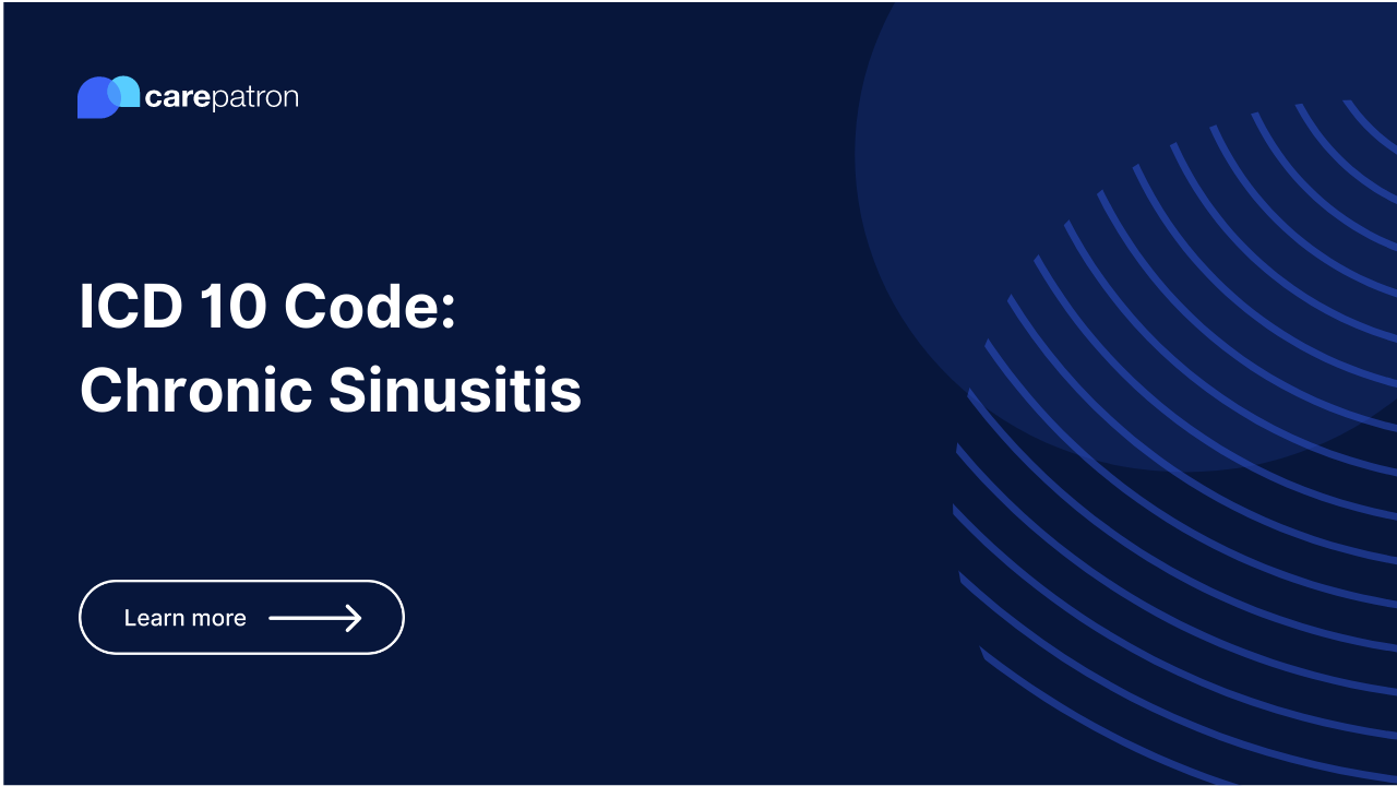 Chronic Sinusitis ICD-10-CM Codes | 2023