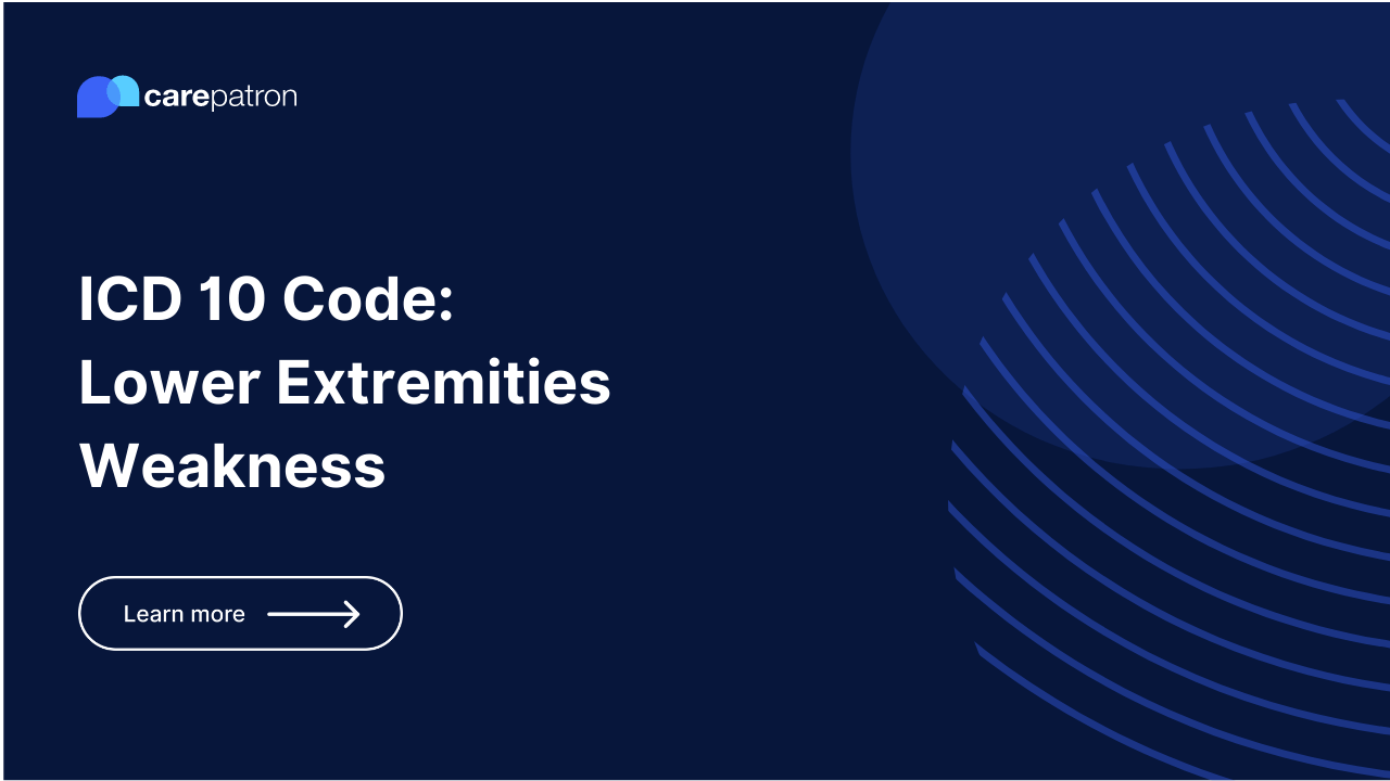 Lower Extremities Weakness ICD 10 CM Codes 2023