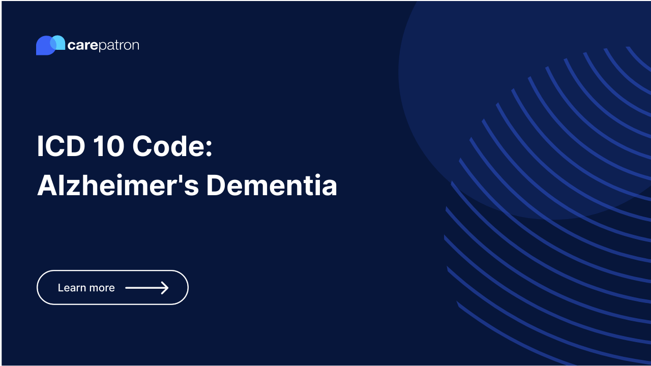 Alzheimer's Dementia ICD-10-CM Codes | 2023