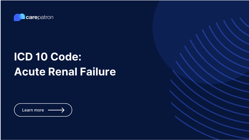 Acute Renal Failure ICD-10-CM Codes | 2023