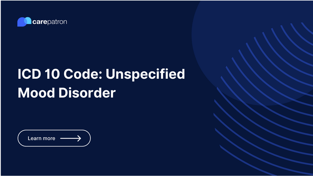 Unspecified Mood Disorder ICD-10-CM Codes | 2023
