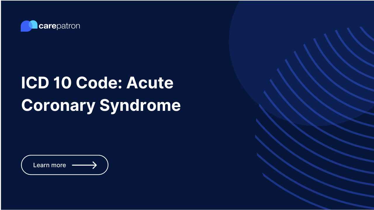 Acute Coronary Syndrome ICD-10-CM Codes | 2023
