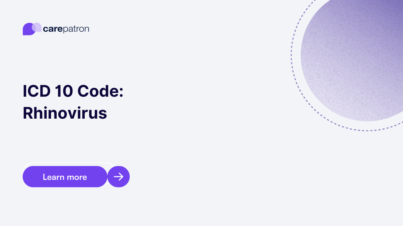 Rhinovirus ICD-10-CM Codes | 2023