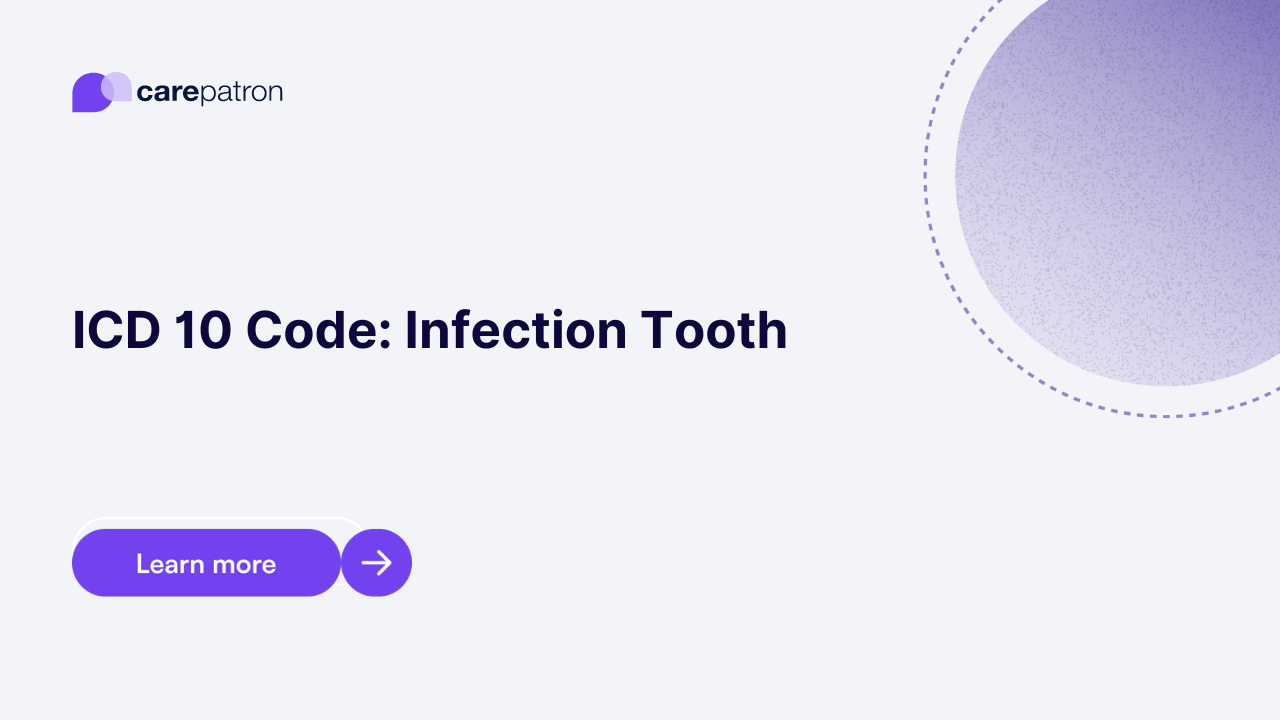 Infection Tooth ICD-10-CM Codes