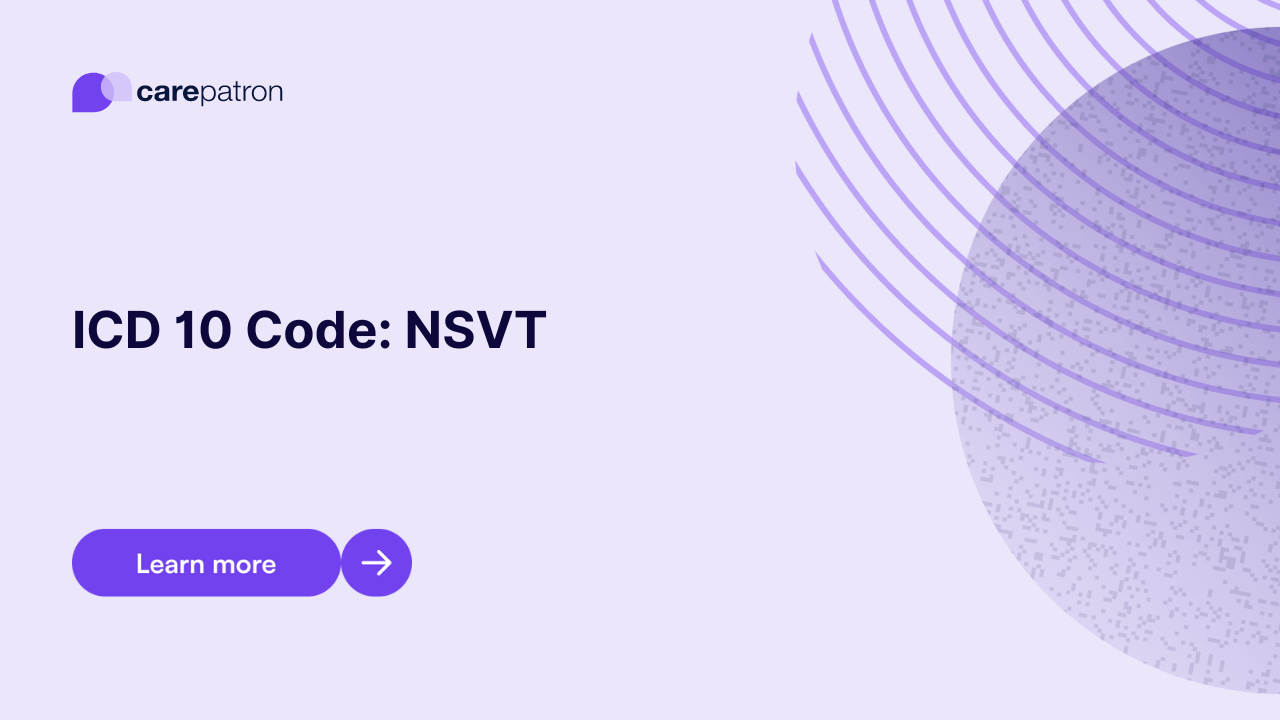 NSVT ICD-10-CM Codes | 2023