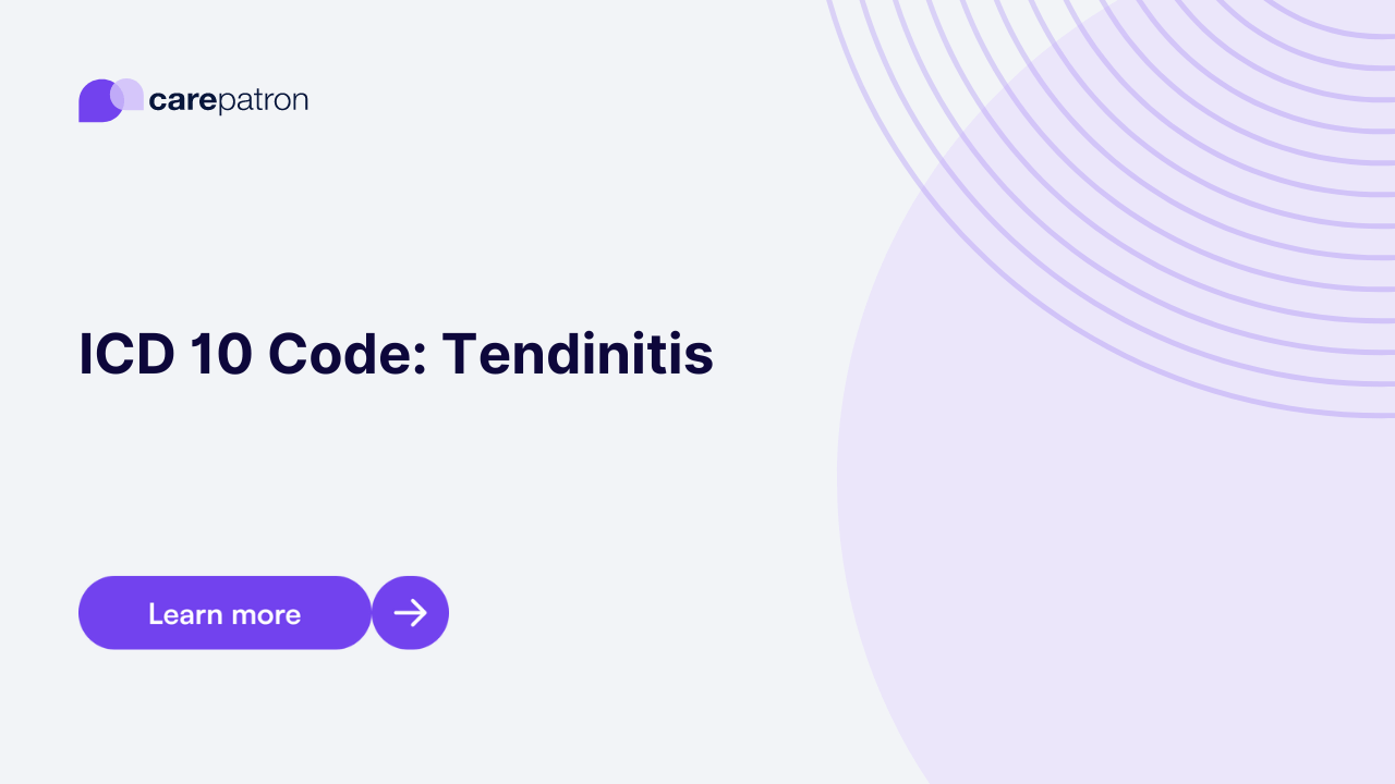 Tendinitis ICD-10-CM Codes | 2023